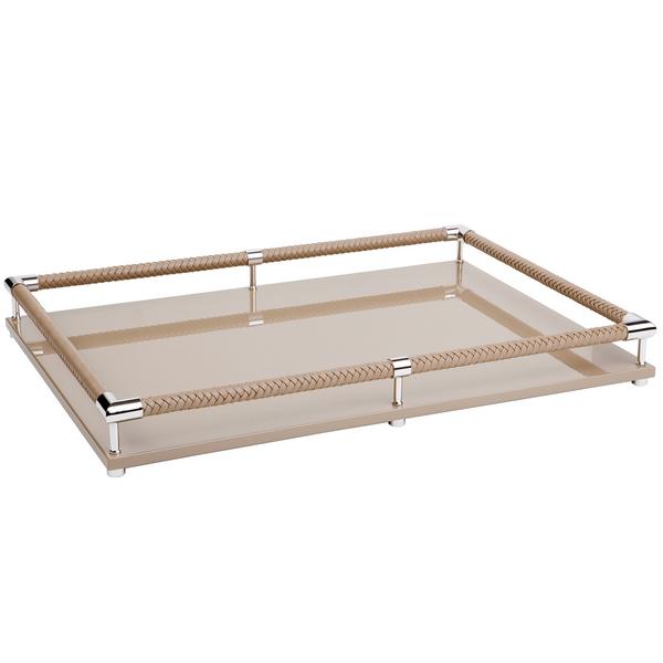 Riviere Railing tray, taupe | artedona.