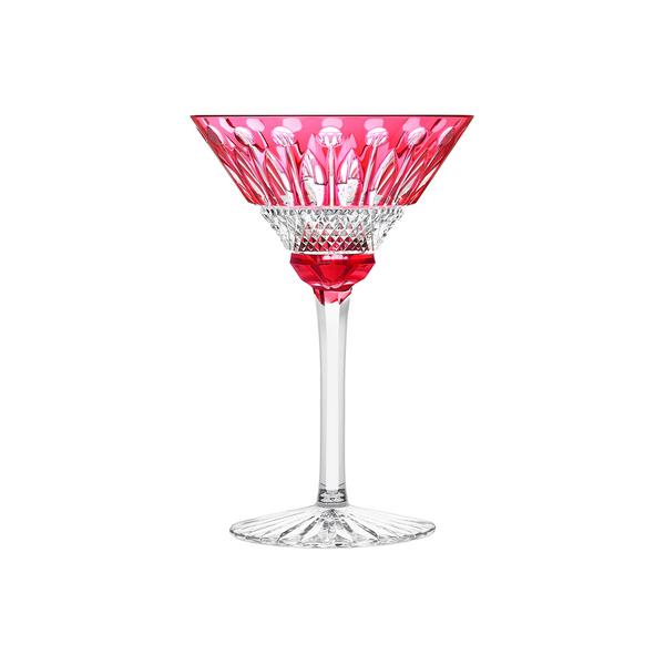 Saint-Louis Tommy cocktail glass, red | Artedona.com