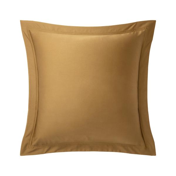 Yves Delorme Triomphe pillow case, bronze, 80 x 80 cm | artedona.