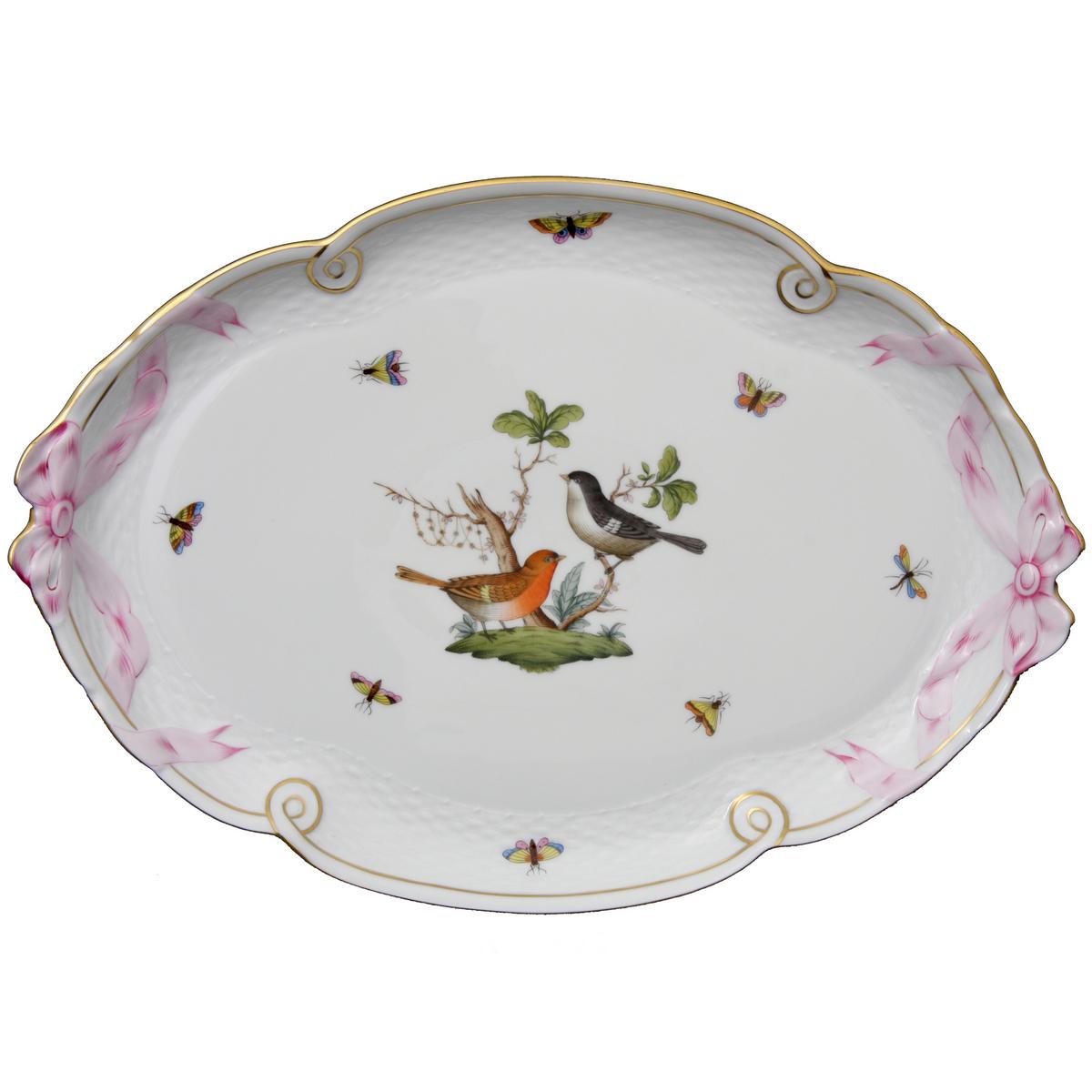 Herend Rothschild Bird tray, motif 5 | artedona.