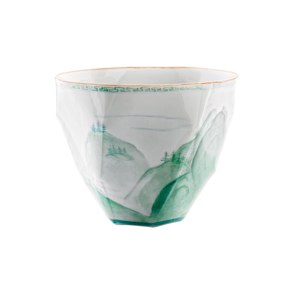 Nymphenburg Lightscape painted, coffee beaker | artedona.