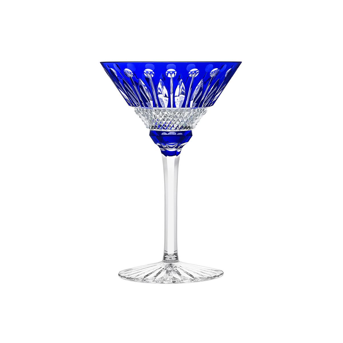 Saint-Louis Tommy cocktail glass, dark blue | Artedona.com