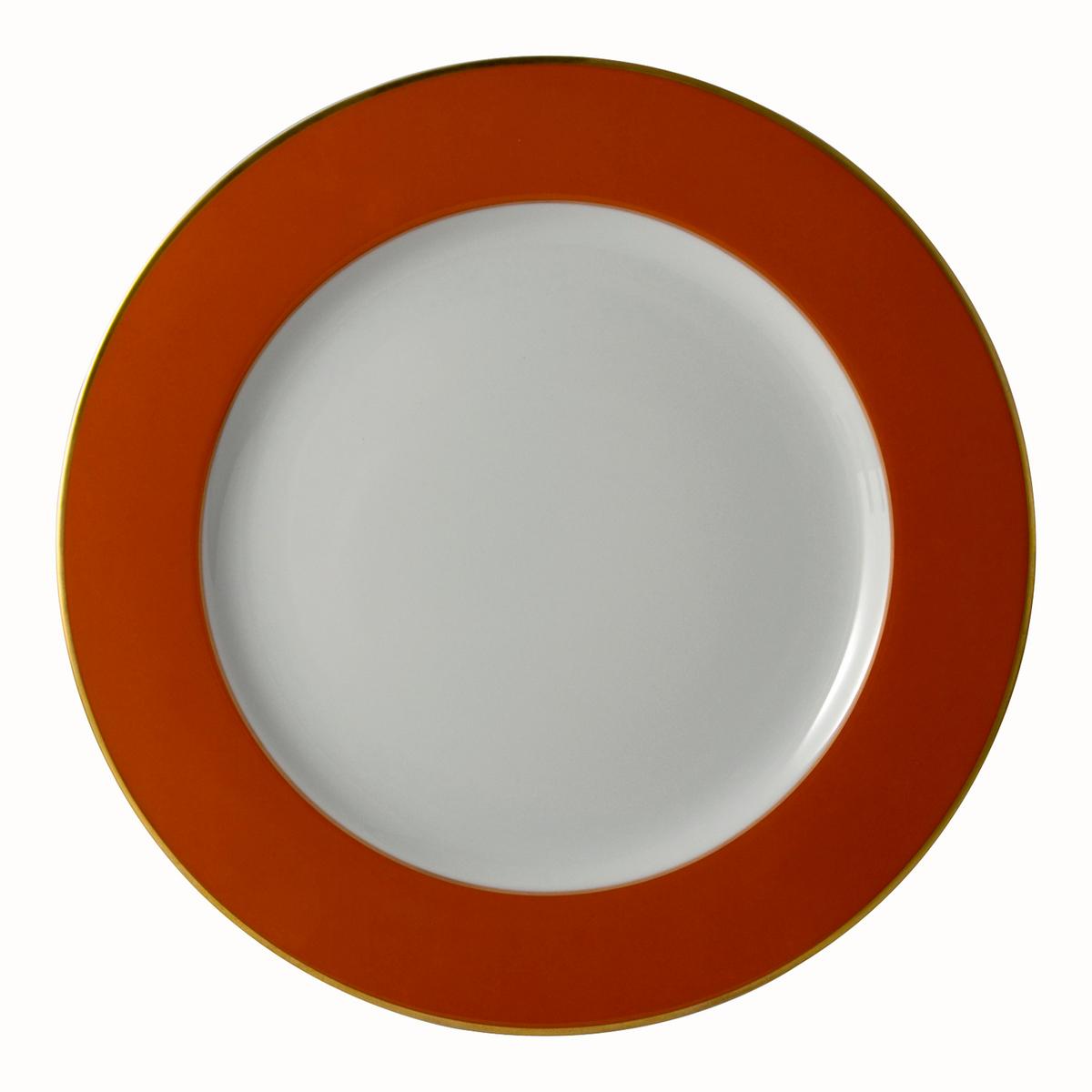 Bernardaud Opaline presentation plate, orange | artedona.