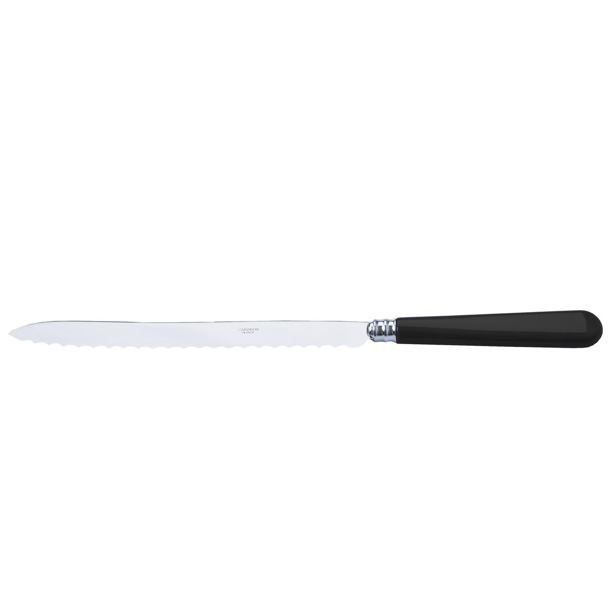 Capdeco Cambridge black, bread knife | artedona.