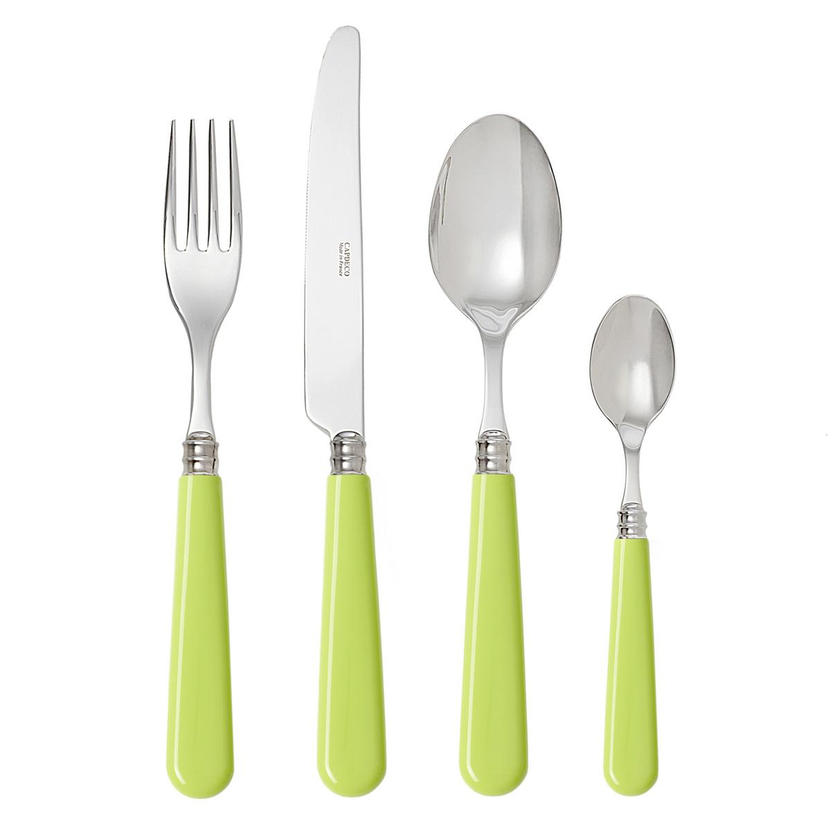 Capdeco Cambridge cutlery, bright green | artedona.