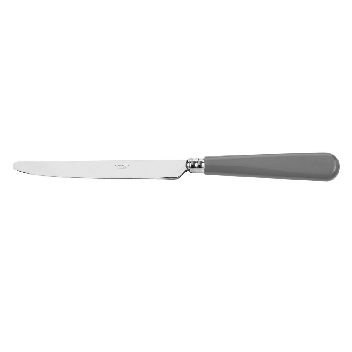 Capdeco Cambridge grey, dinner knife, slender blade | artedona.