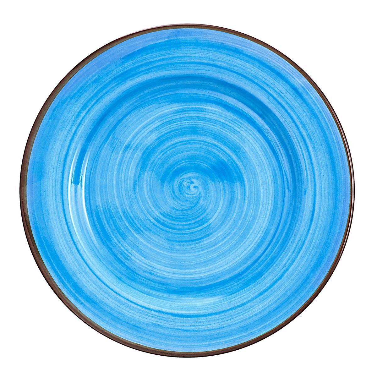 Mario Luca Giusti Saint-Tropez melamine dinner plate, turquoise | artedona.