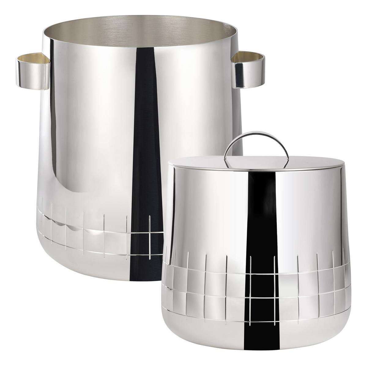 Christofle Graphik Champagne cooler & ice bucket | artedona.