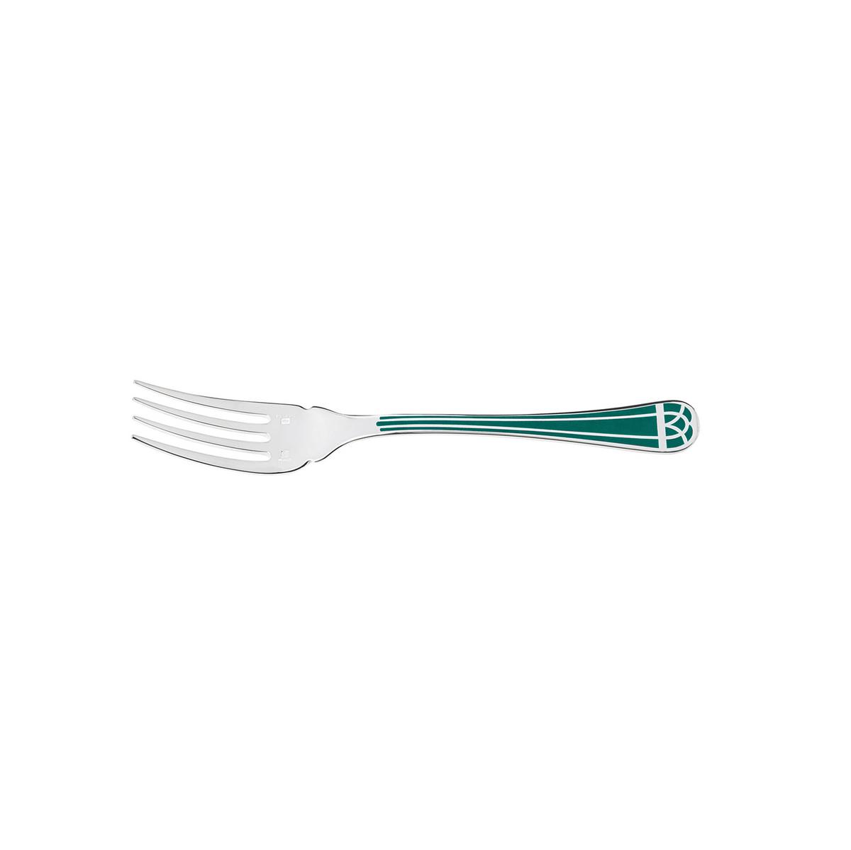 Christofle Talisman green, fish fork | artedona.
