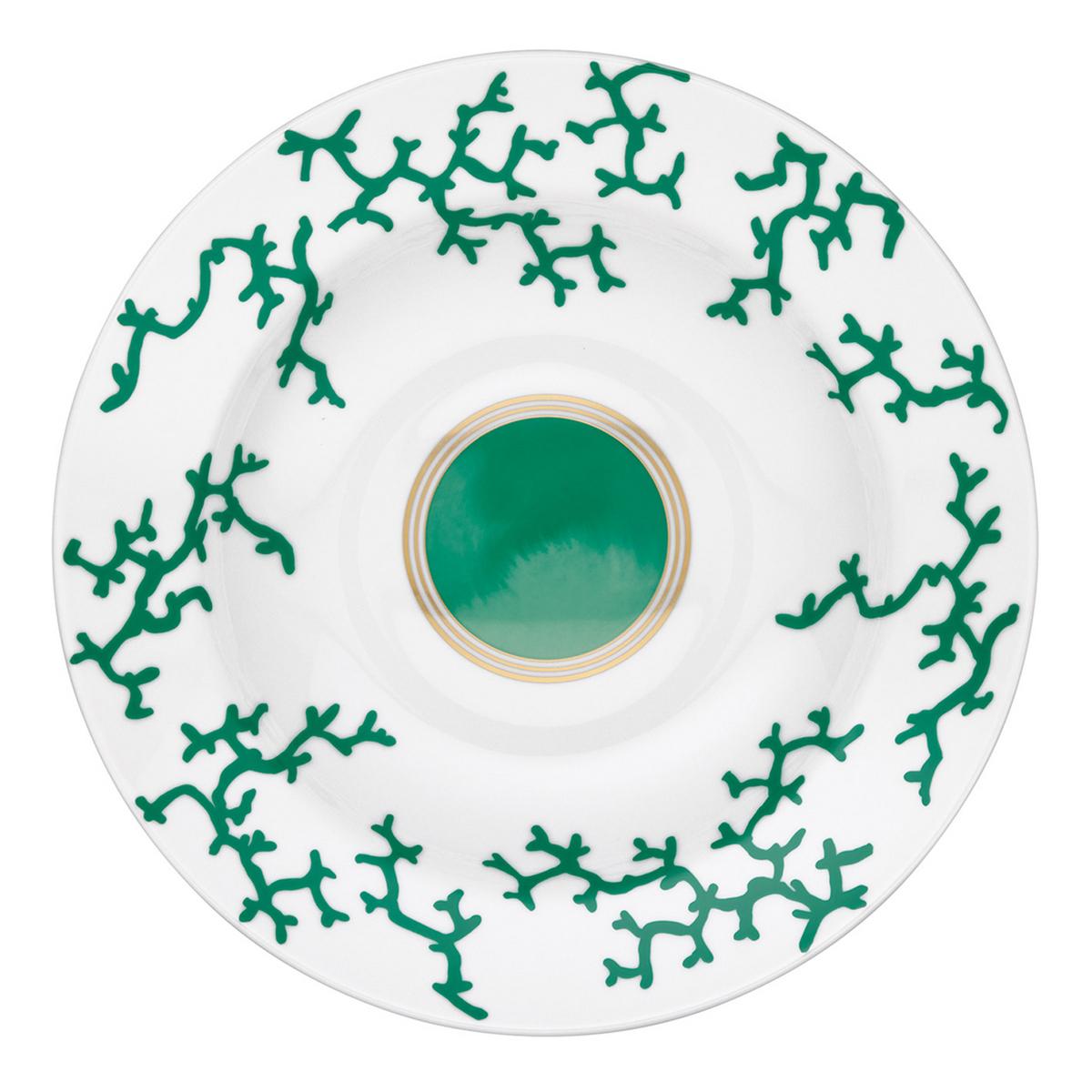 Raynaud Cristobal Emeraude deep round platter | artedona.