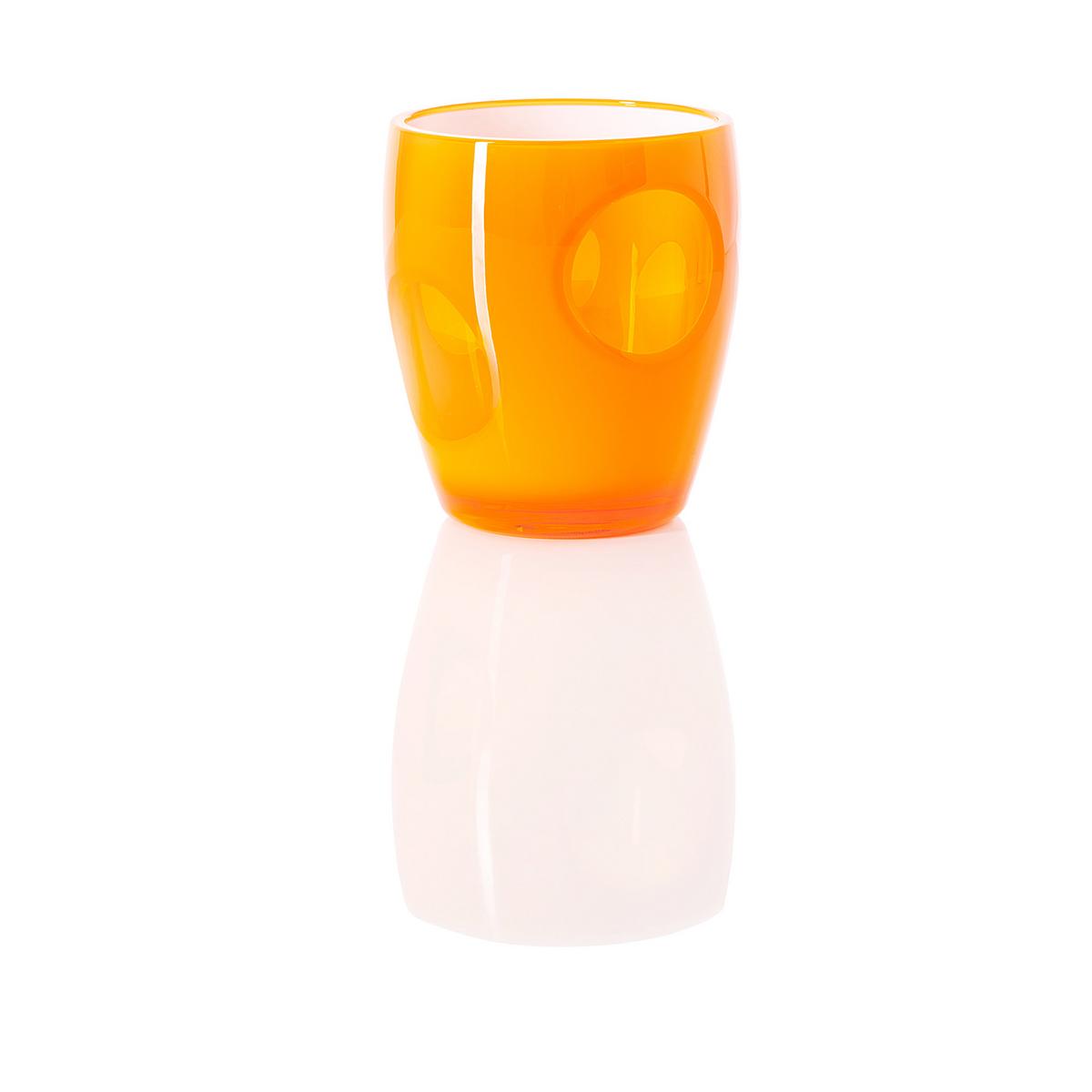 Mario Luca Giusti Fisheye acrylic tumbler, orange | artedona.