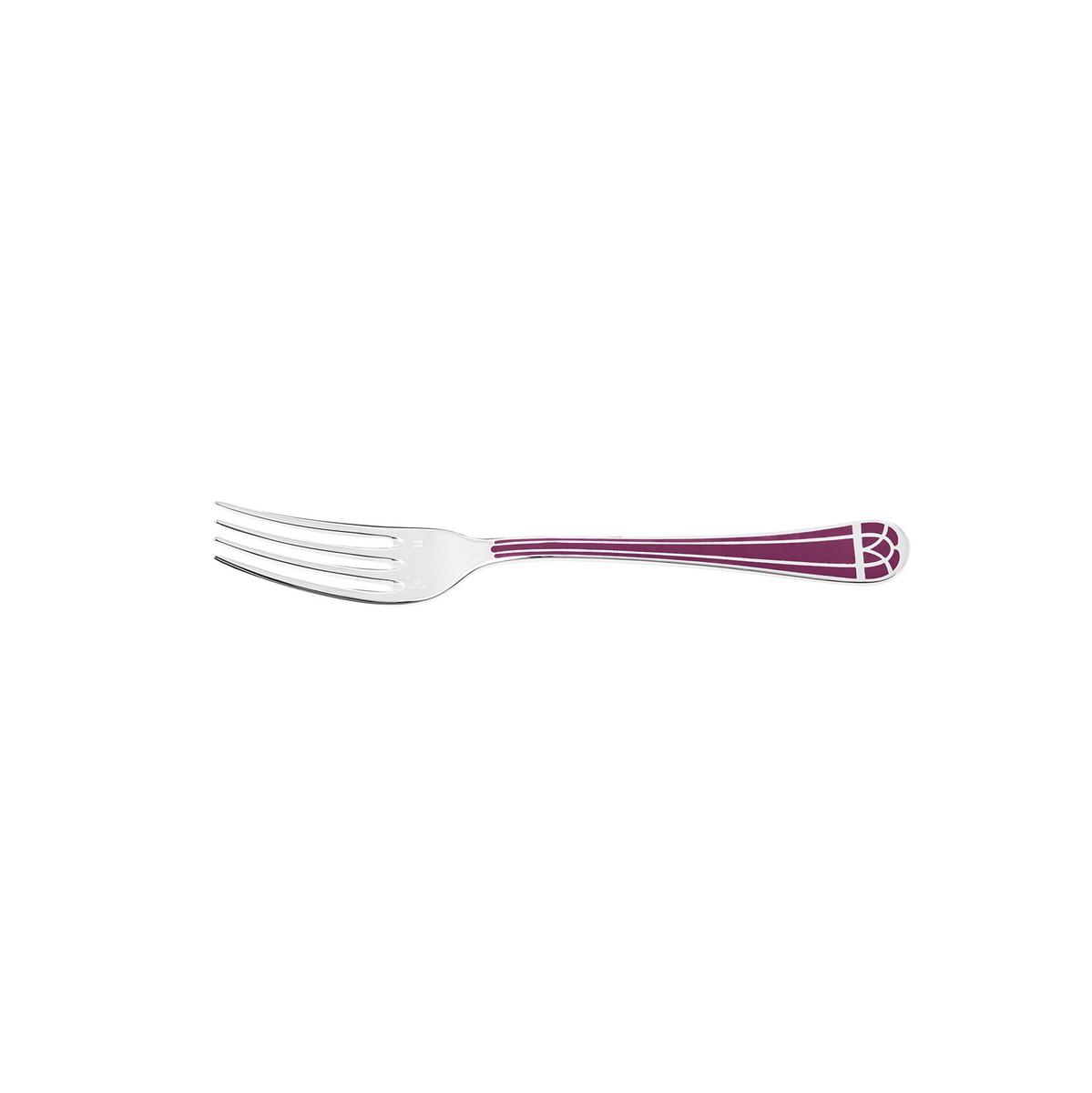 Christofle Talisman purple, dessert fork | artedona.
