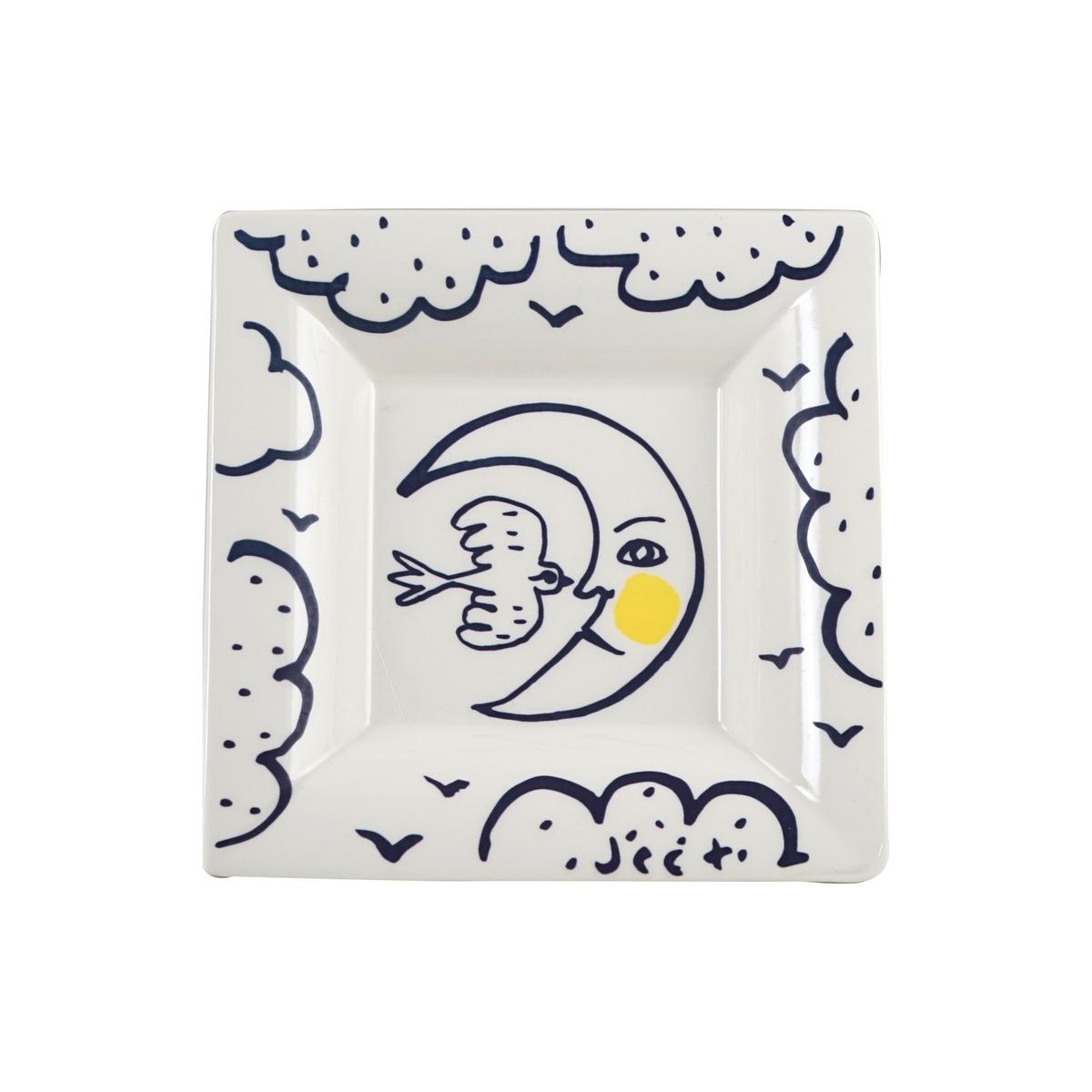 Gien L'Archipel Sentimental Lune candy dish | artedona.