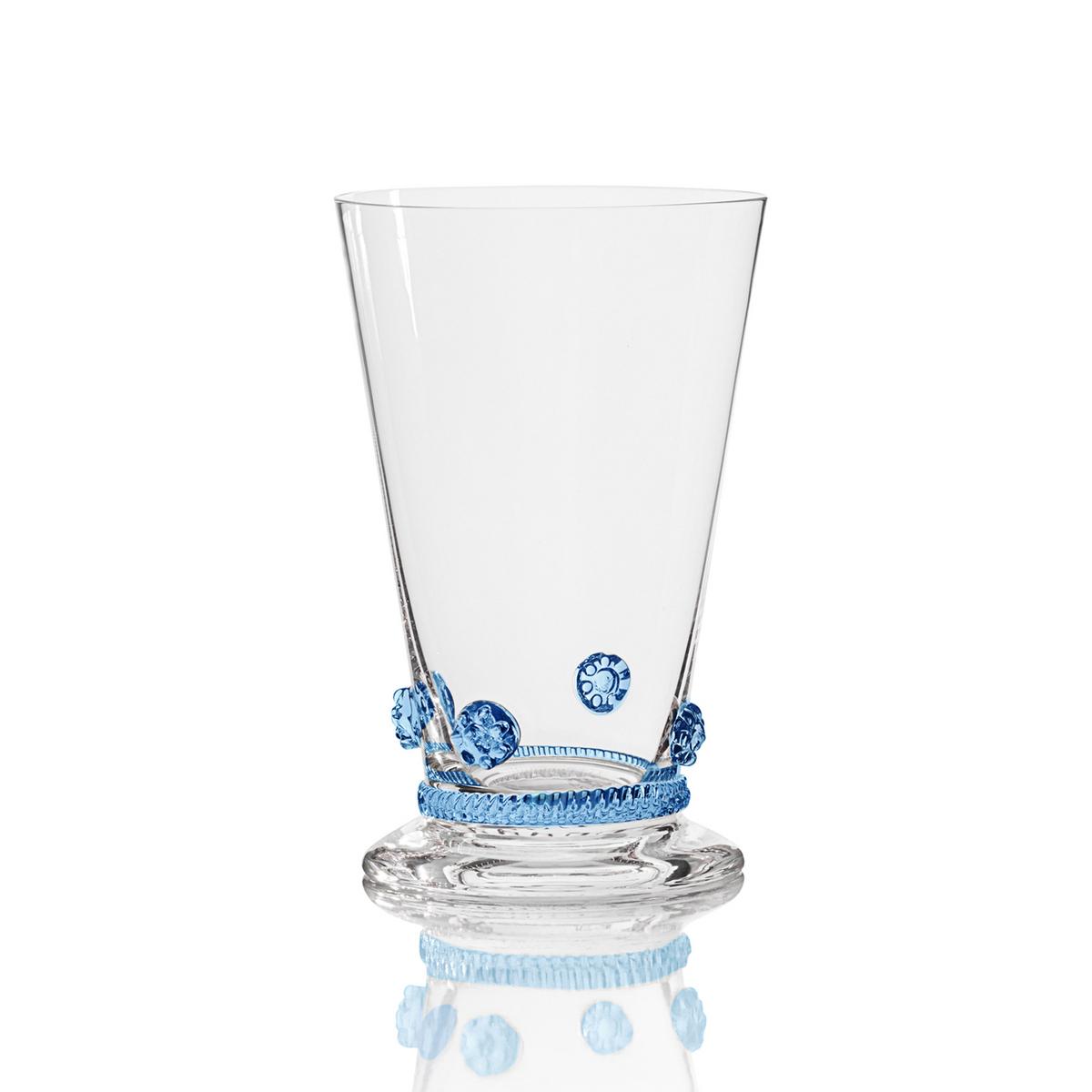 Theresienthal Bacchus water tumbler, light blue | artedona.