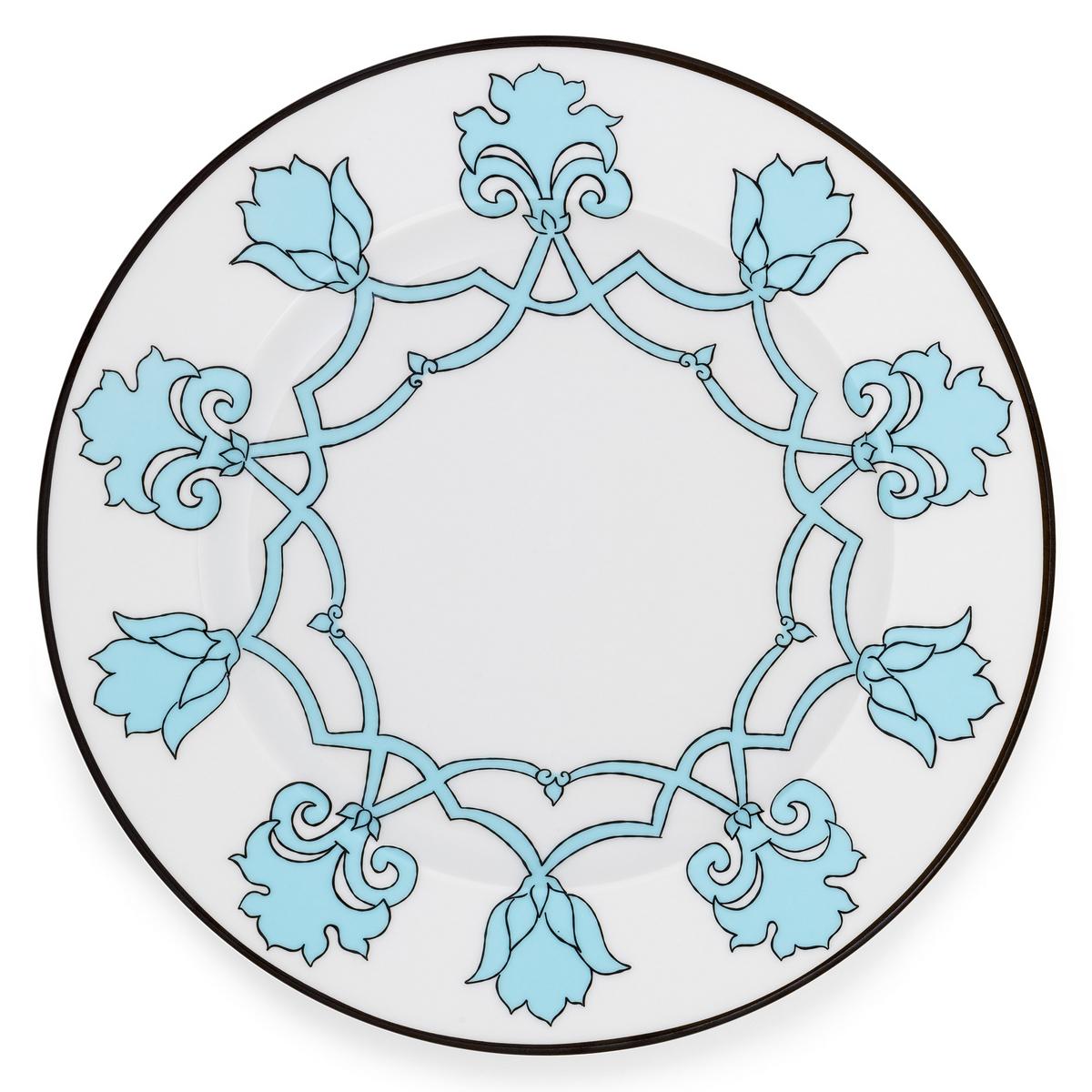 Alberto Pinto Jaipur Aqua dinner plate | artedona.