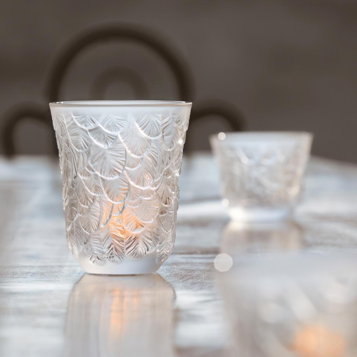 Lalique Grand-Duc votives | artedona.