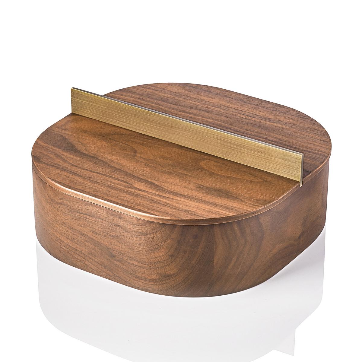 Riviere Dama rounded shaped box, large | artedona.