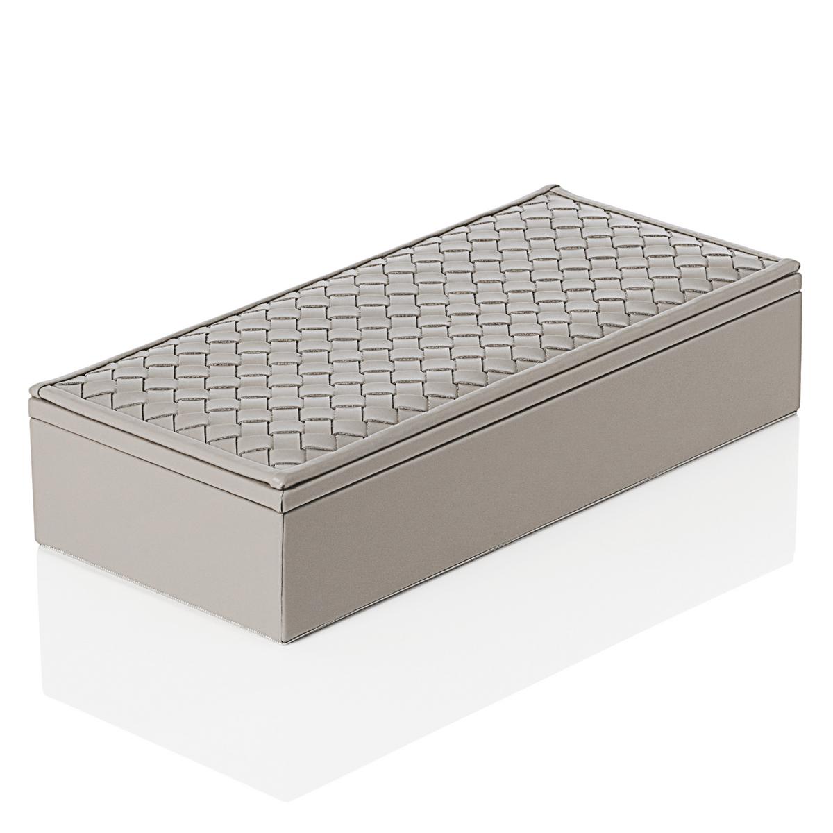 Riviere Milano rectangular box, grey | artedona.