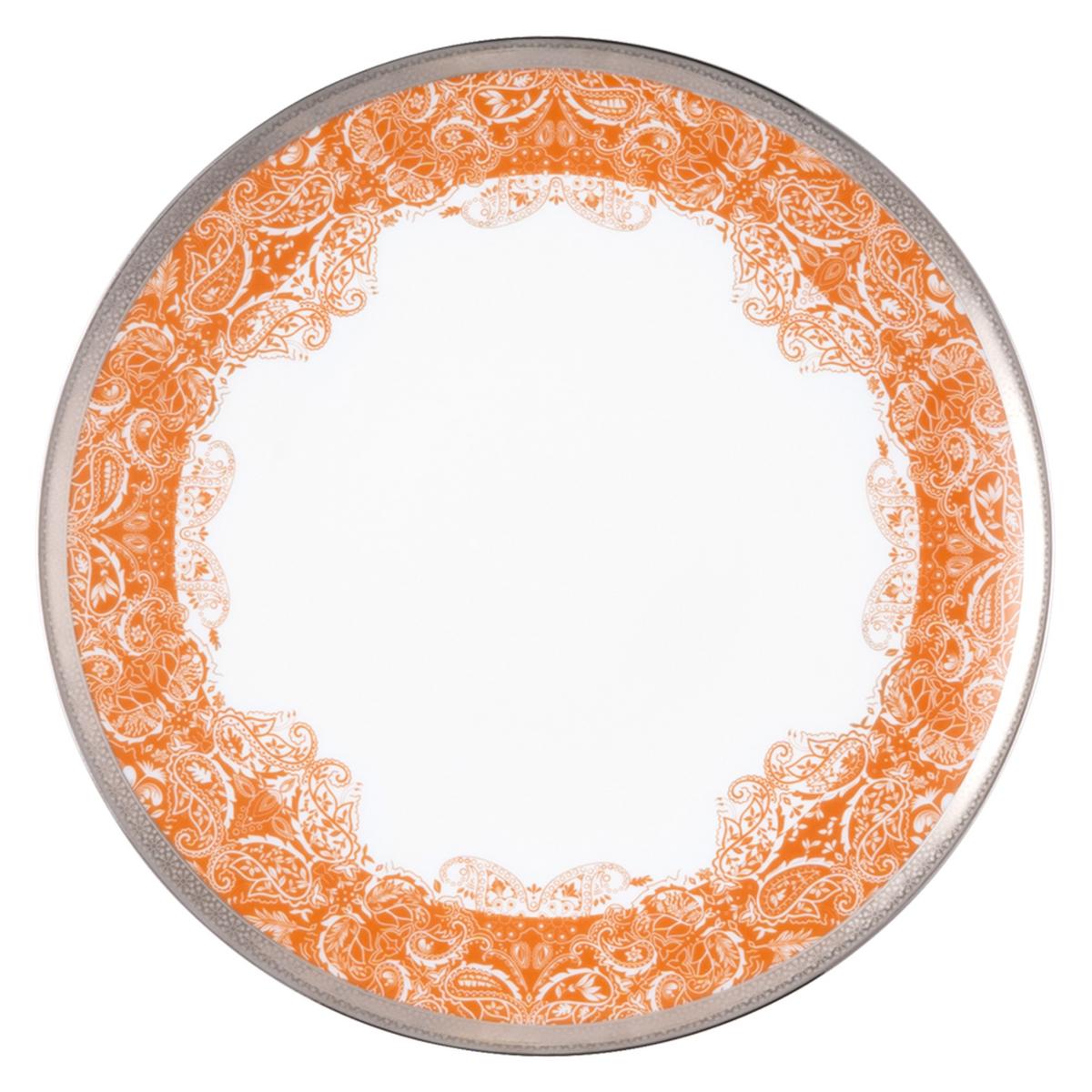 Haviland Romane Orange dinner plates, set of 2 | artedona.