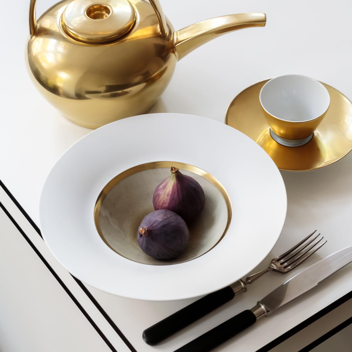 Hering Berlin Silent Brass Gold Dinnerware | artedona.