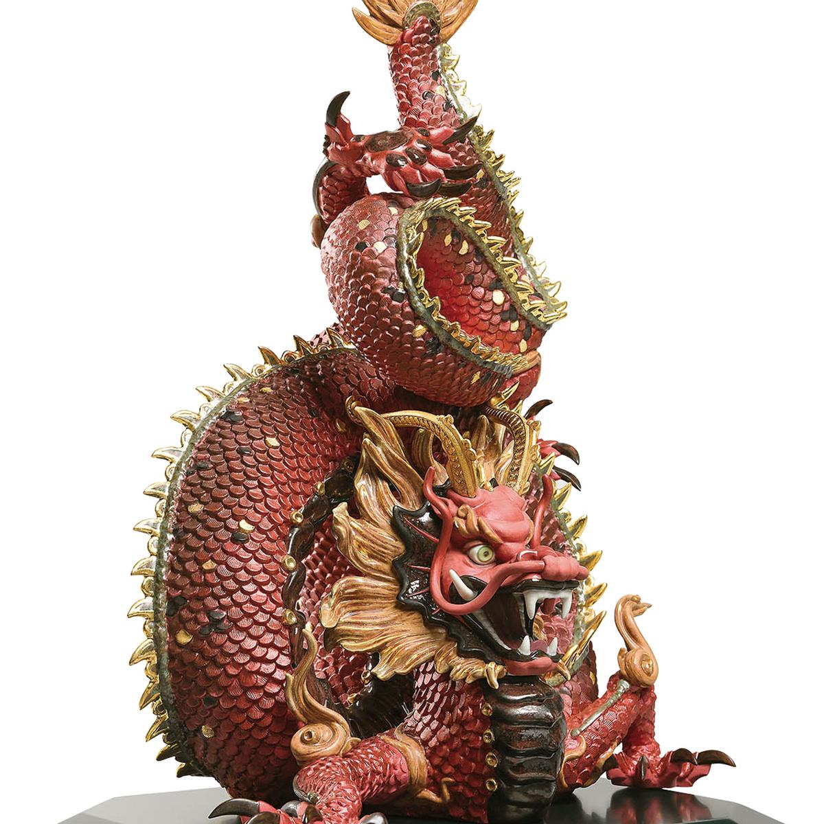 Lladró Protective Dragon sculpture | artedona.