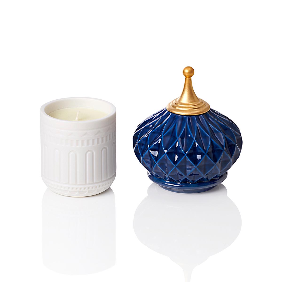 Lladró Blue Spire scented candle | artedona.