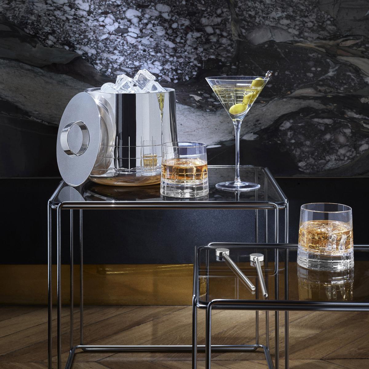 Christofle Graphik Champagne cooler & ice bucket | artedona.