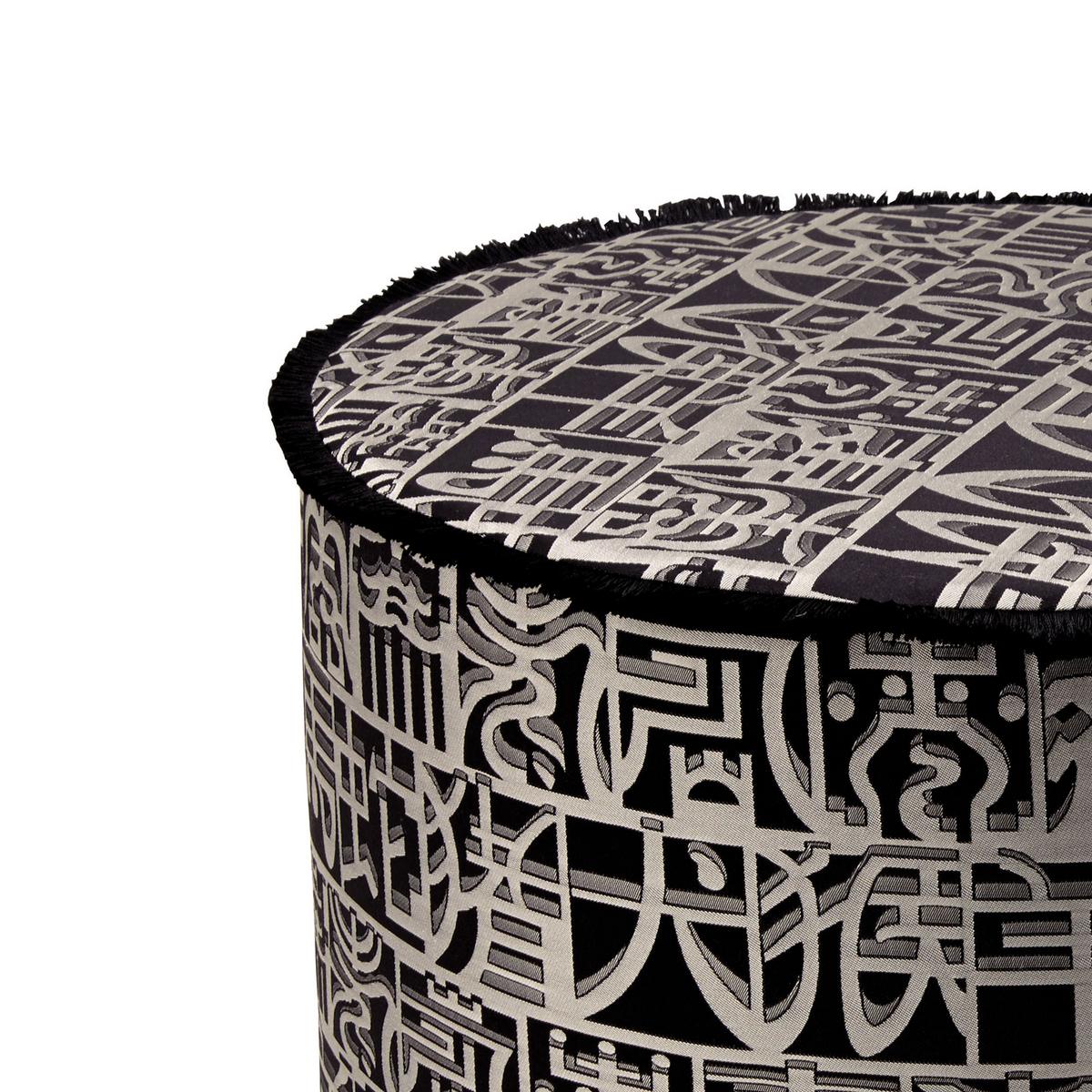 Missoni Home Ideogramma Silk pouf | artedona.