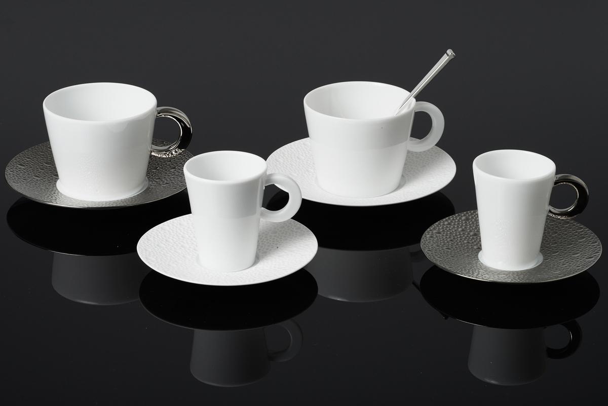Bernardaud Ecume Platinum Dinnerware | artedona.