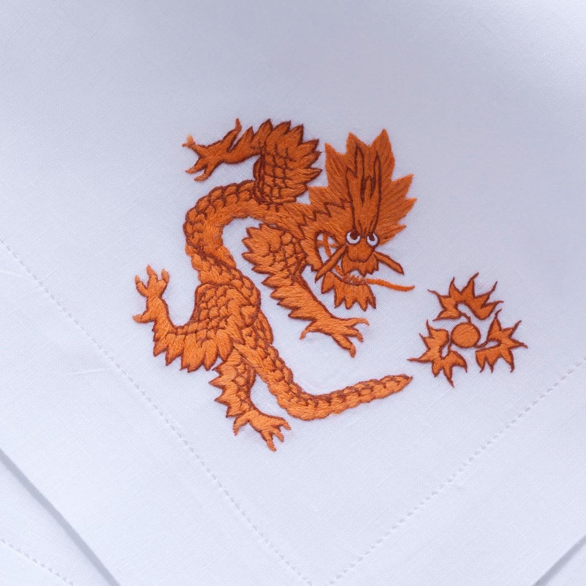 Eri Textiles Dragon napkins & place mats | artedona.