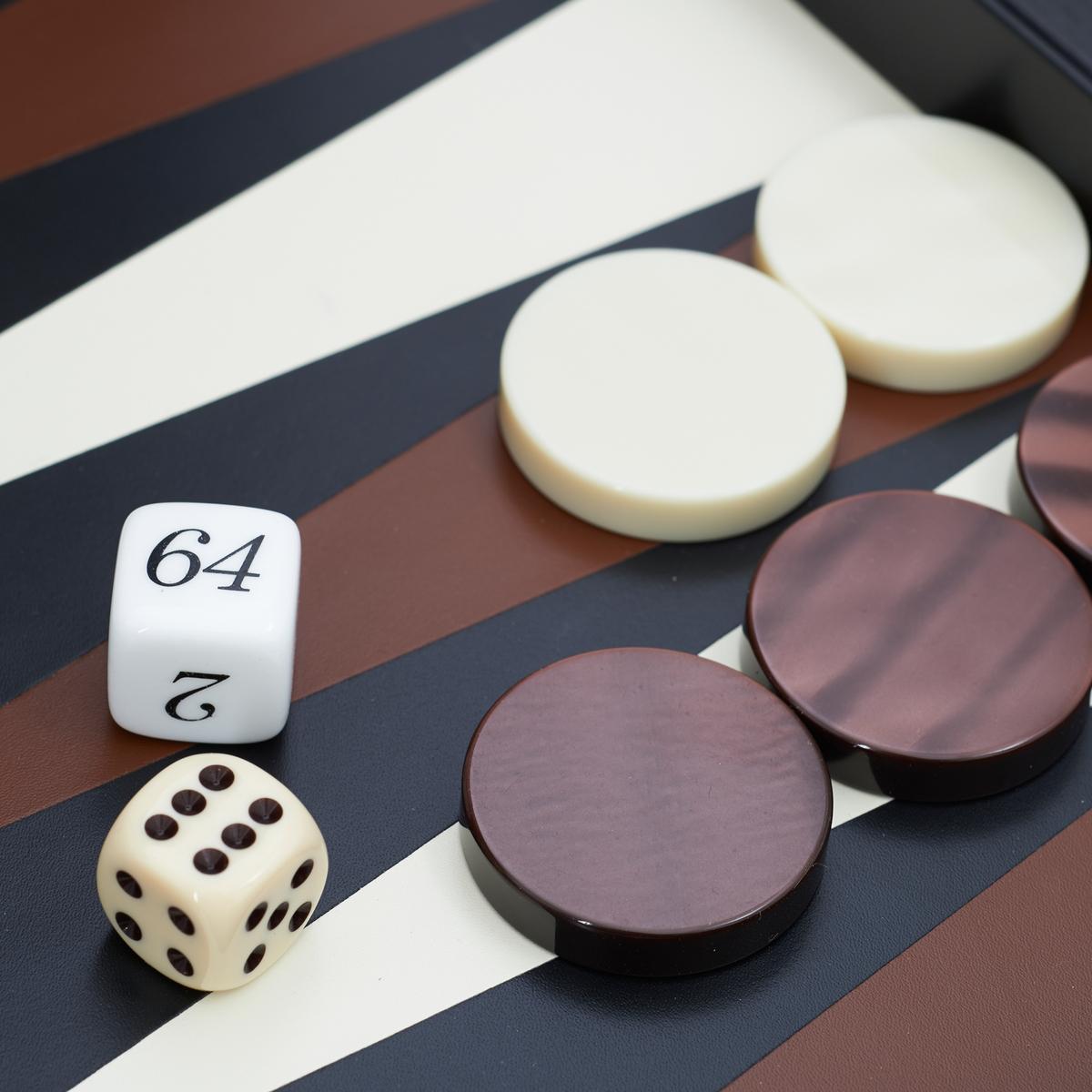 Elie Bleu Royal Ebony backgammon | artedona.