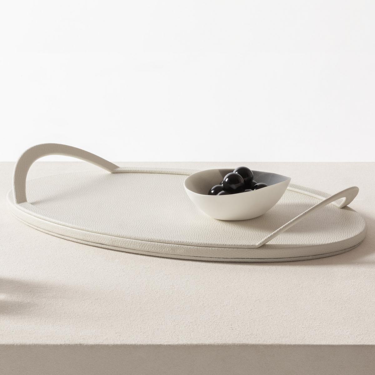 GioBagnara Form oval trays, off white | artedona.